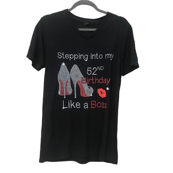 Anvil | Tops | Stepping Into My 52nd Birthday Like A Boss Nwot | Poshmark